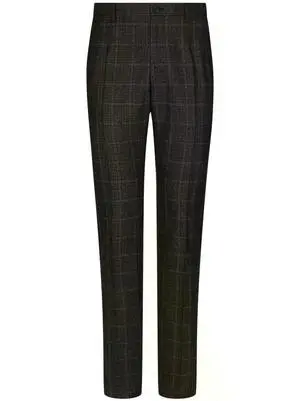 Dolce & Gabbana Plaid-check Tailored Trousers