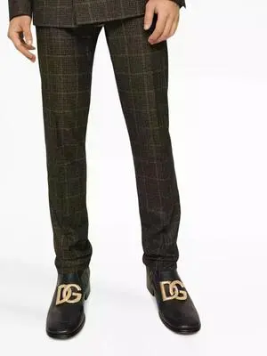 Dolce & Gabbana Plaid-check Tailored Trousers