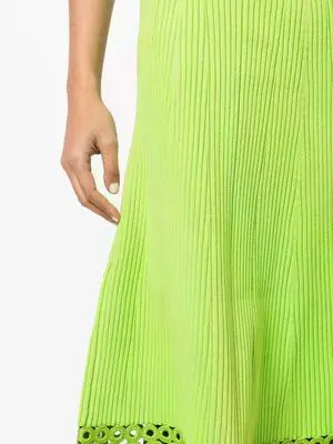 Simkhai A-line Ribbed Midi Skirt