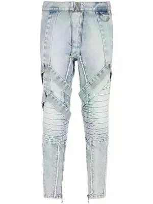 Balmain Slim-fit Strap Jeans