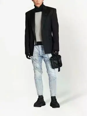 Balmain Slim-fit Strap Jeans