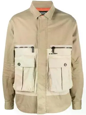 Dsquared2 Two-tone Flap-pocket Jacket