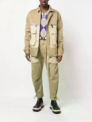 Dsquared2 Two-tone Flap-pocket Jacket