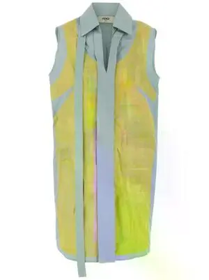 Fendi Two-tone Mini Dress