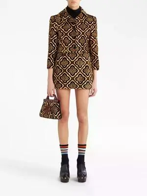 Etro Geometric-print Cropped Jacket