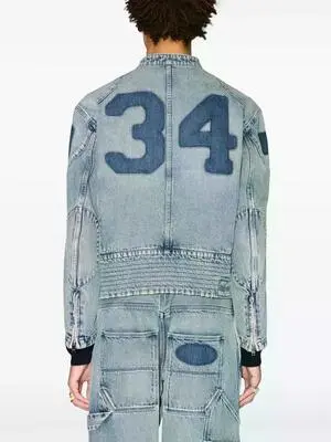 AMBUSH Varsity-style Denim Jacket