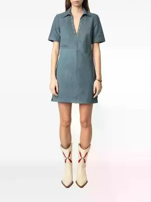 Zadig&Voltaire Leather Mini Dress