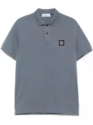 Stone Island Compass-patch Polo Shirt