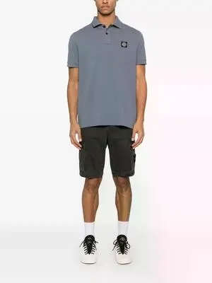 Stone Island Compass-patch Polo Shirt