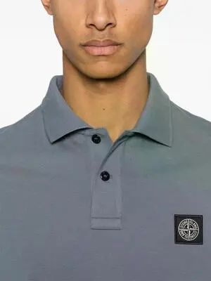 Stone Island Compass-patch Polo Shirt