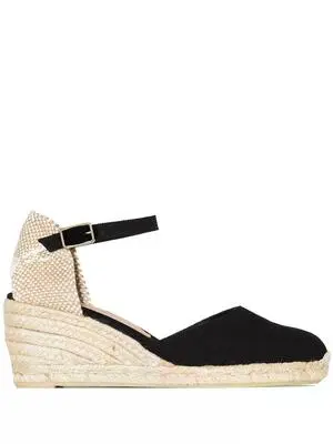 CastaÑer Carol 60mm Wedge Espadrilles - Black