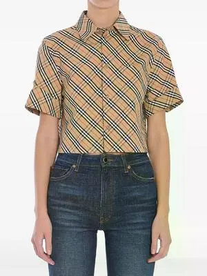Burberry Cropped Shirts For Women