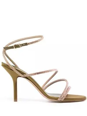 MARIA LUCA 95mm Crystal-embellished Sandals
