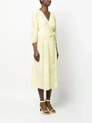 P.a.r.o.s.h Floral-print Silk Wrap Dress