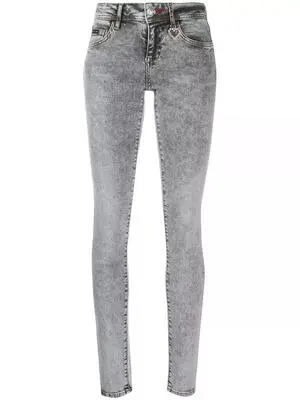Philipp Plein Zip Up Jeans For Women