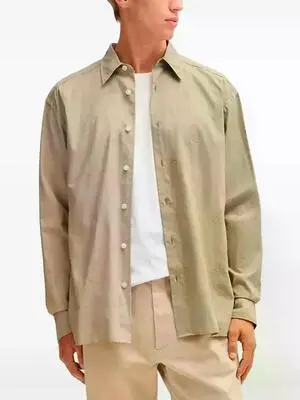 BOSS Cotton Shirt - Neutrals
