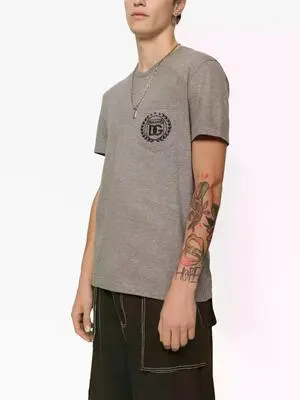 Dolce & Gabbana Embroidered-logo Cotton T-shirt