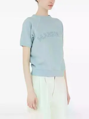 MAISON MARGIELA Logo-print Cotton Sweatshirt