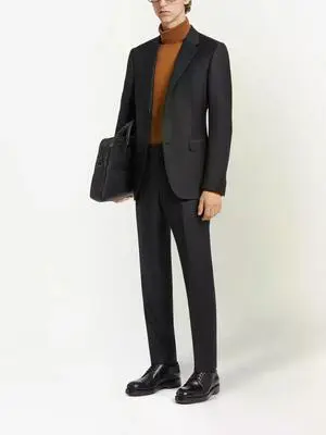 Zegna Trofeo Single-breasted Wool Suit - Blue