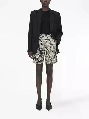 ANINE BING Carrie Floral-print Shorts