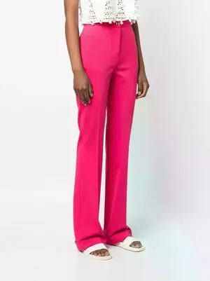 Pinko Pressed-crease High-waist Trousers