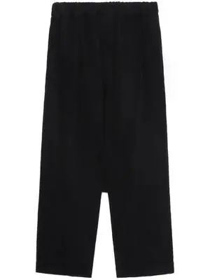Comme Des Garçons Drop-crotch Trousers - Black