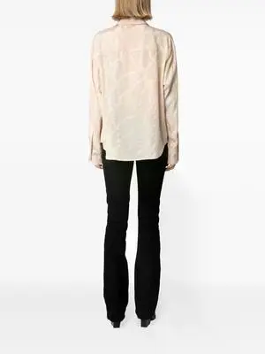 Zadig&Voltaire Silk Patterned Jacquard Shirt