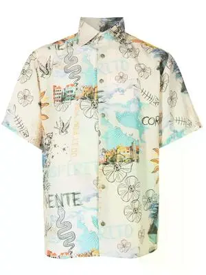Amir Slama Pattern Shirts For Men