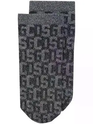 Wolford X Gcds Monogram Socks - Black