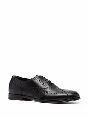 SCAROSSO Judy Lace-up Brogues - Black