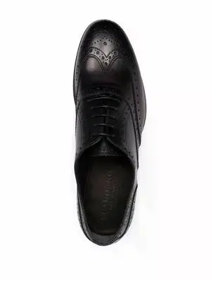 SCAROSSO Judy Lace-up Brogues - Black