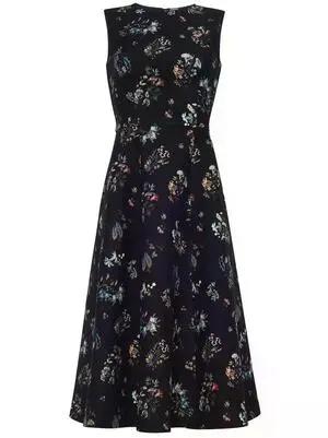 Adam Lippes Eloise Midi Dress - Black