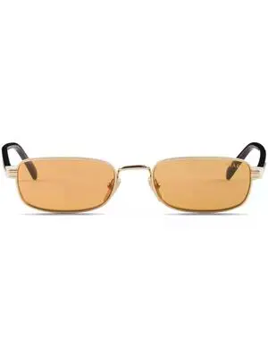Prada Rectangle-frame Sunglasses - Brown