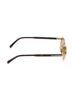Prada Rectangle-frame Sunglasses - Brown