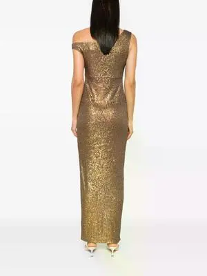 Norma Kamali Sequin-embellished Gown