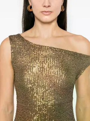 Norma Kamali Sequin-embellished Gown
