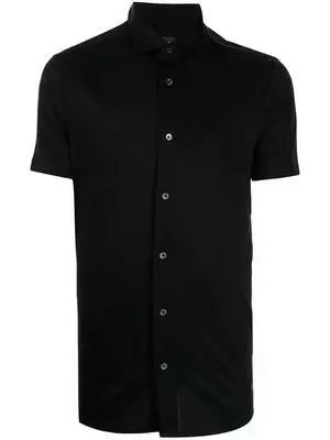 Emporio Armani Logo-plaque Short-sleeve Shirt