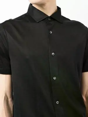 Emporio Armani Logo-plaque Short-sleeve Shirt