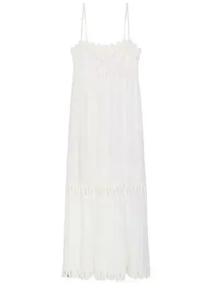 Simkhai Sleeveless Lace-embellished Dress