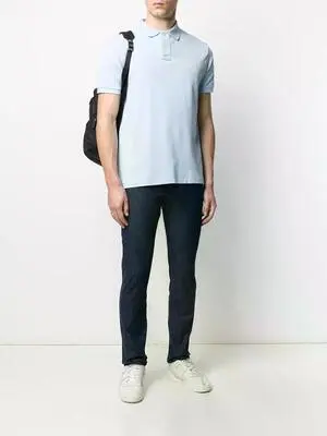 Polo Ralph Lauren Embroidered Logo Short Sleeve Polo Shirt - Blue