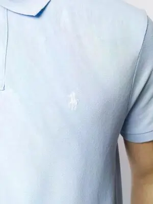 Polo Ralph Lauren Embroidered Logo Short Sleeve Polo Shirt - Blue