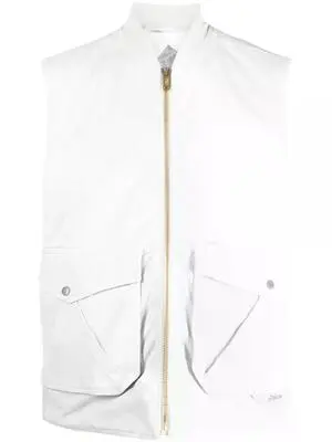 OBJECTS IV LIFE Cargo Cotton Gilet - Grey