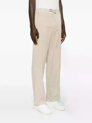 Canali Drawstring-waist Straight-leg Trousers