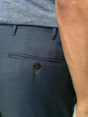 Corneliani Slim-cut Tailored Trousers - Blue