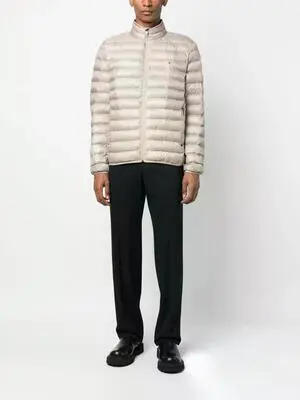 Tommy Hilfiger Logo-patch Zipped Puffer Jacket