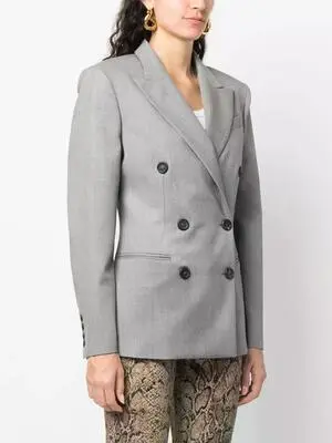 ARMARIUM Notched Lapels Double-breasted Blazer