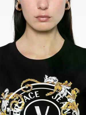 Versace Logo-print T-shirt - Black