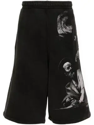 Off-white Graphic Shorts For Men