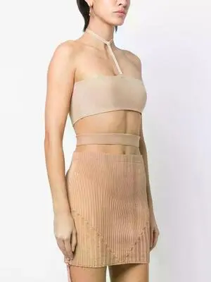 ANDREĀDAMO Halterneck Bandeau Top