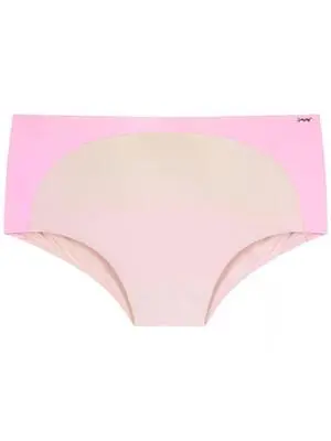 AMIR SLAMA Panelled Swim Trunks Neutrals